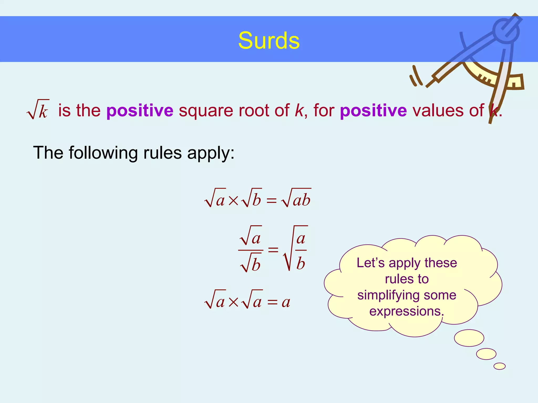 Surds | PPT