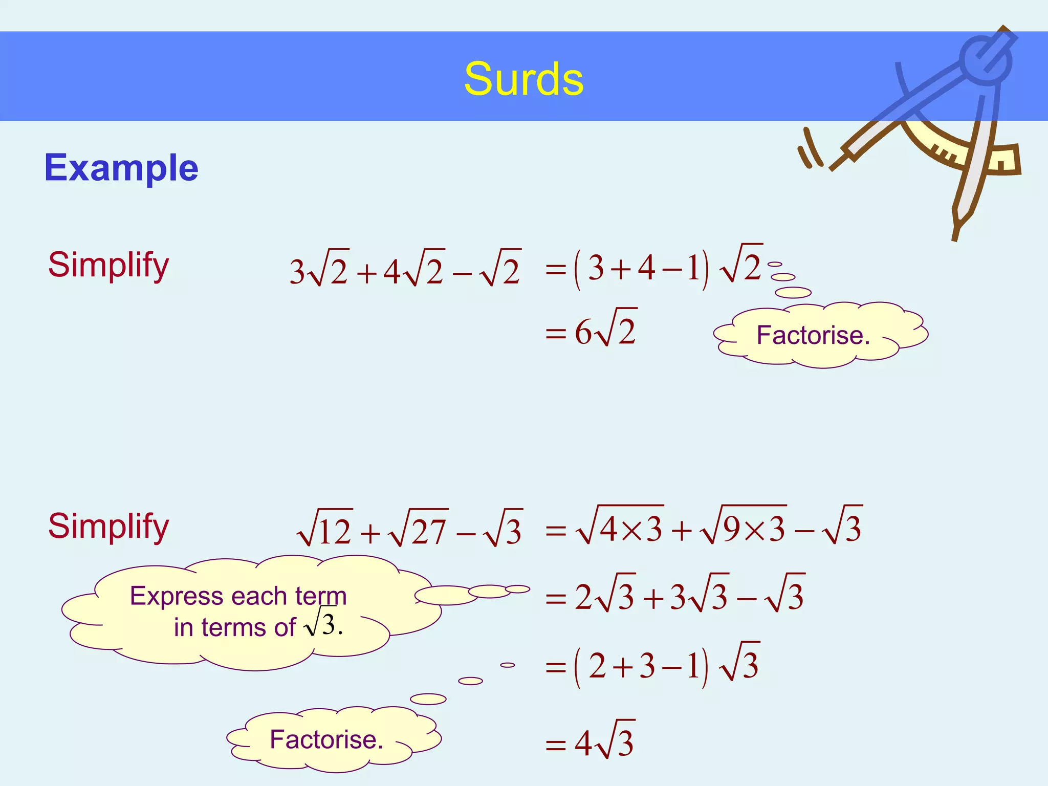 Surds | PPT
