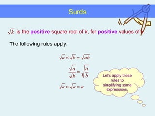 Surds | PPT