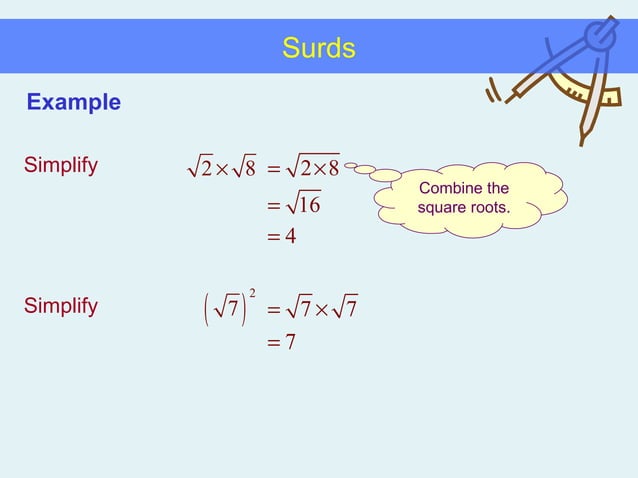 Surds | PPT | Physics | Science