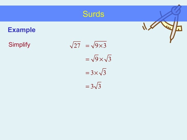 Surds | PPT | Physics | Science