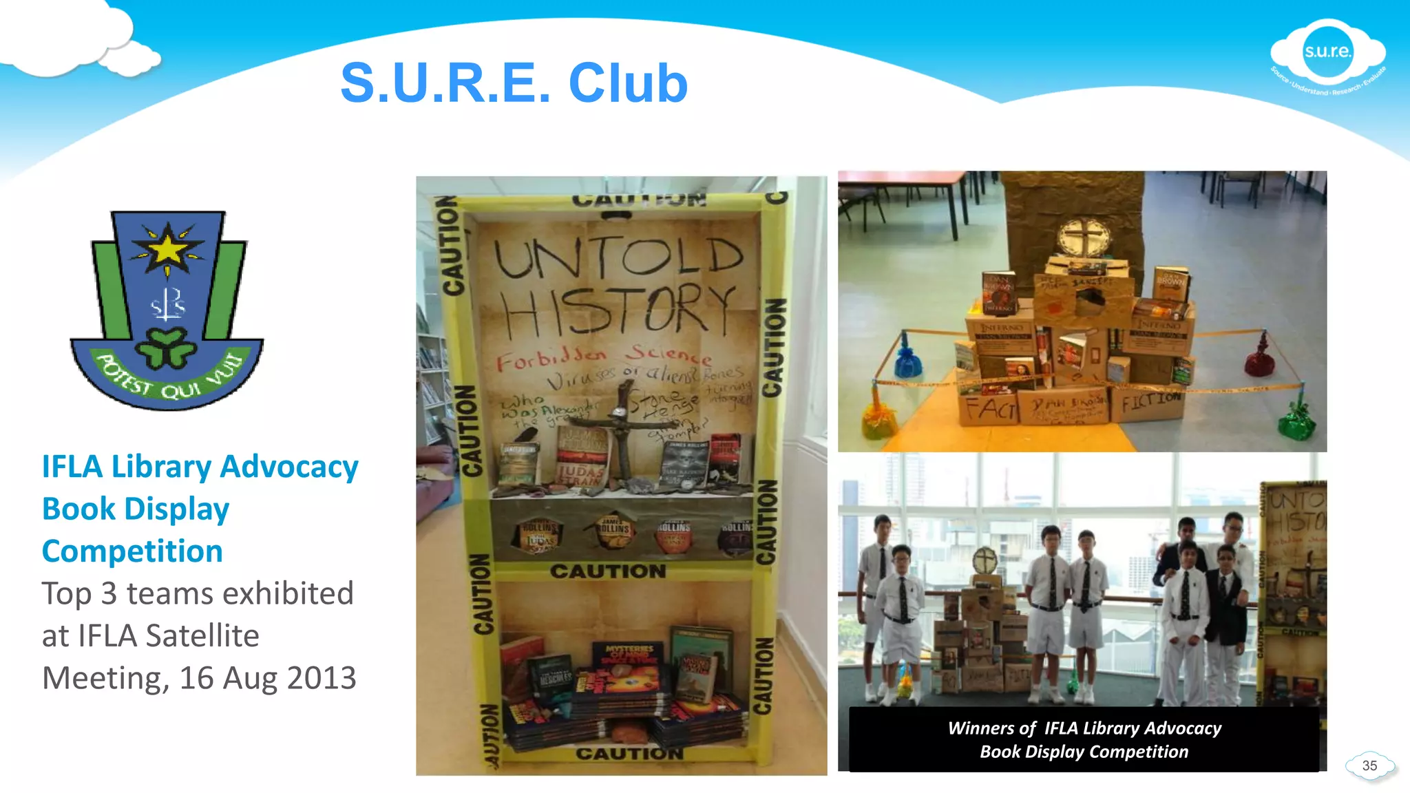 Sure campaign promoting il to singaporeans nlb | PDF