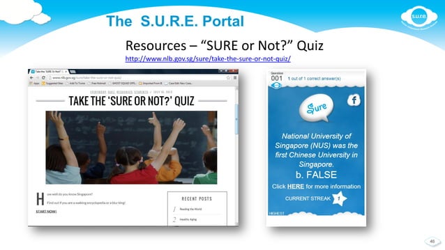 Sure campaign promoting il to singaporeans nlb | PDF | Social ...