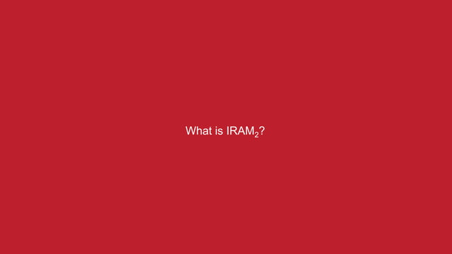 [Risk] Risk Manager for IRAM2 Application | PPT