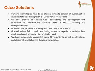 Odoo Practice By Surekha Technologies | PPTX
