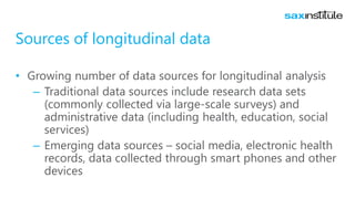 SURE: Helping get the most out of longitudinal data | PPT