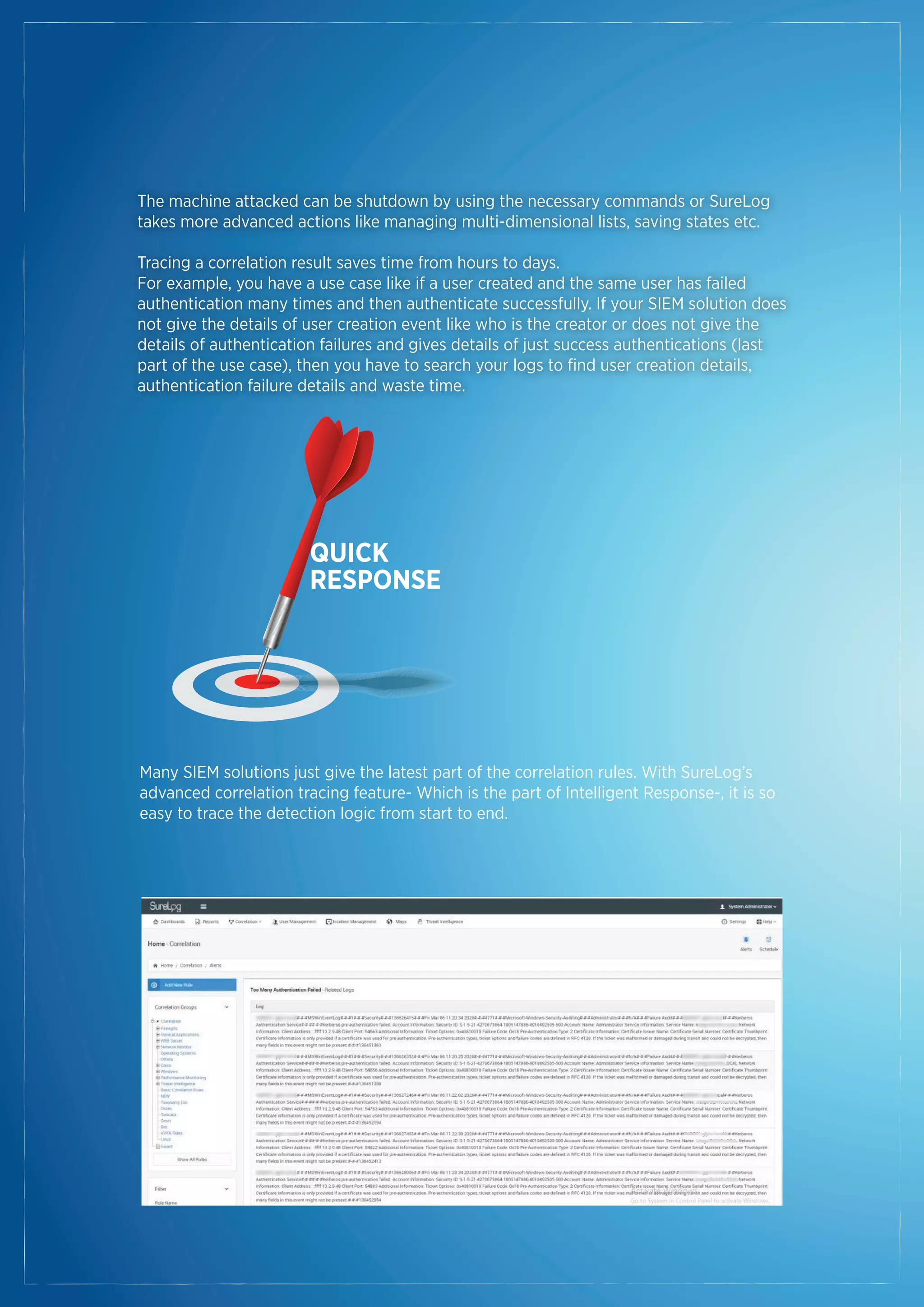 SureLog intelligent response | PDF