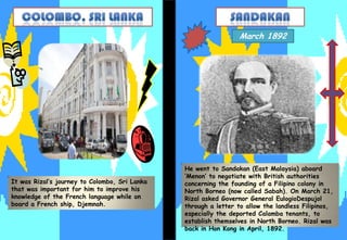 Dr. Jose Rizal's Travels | PPTX