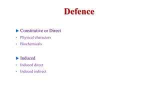 Induced resistance in pest management | PPTX