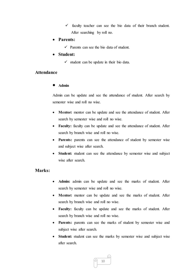 College Management System project srs 2015 | DOCX