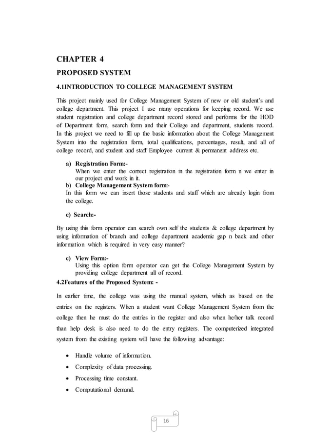 College Management System project srs 2015 | DOCX