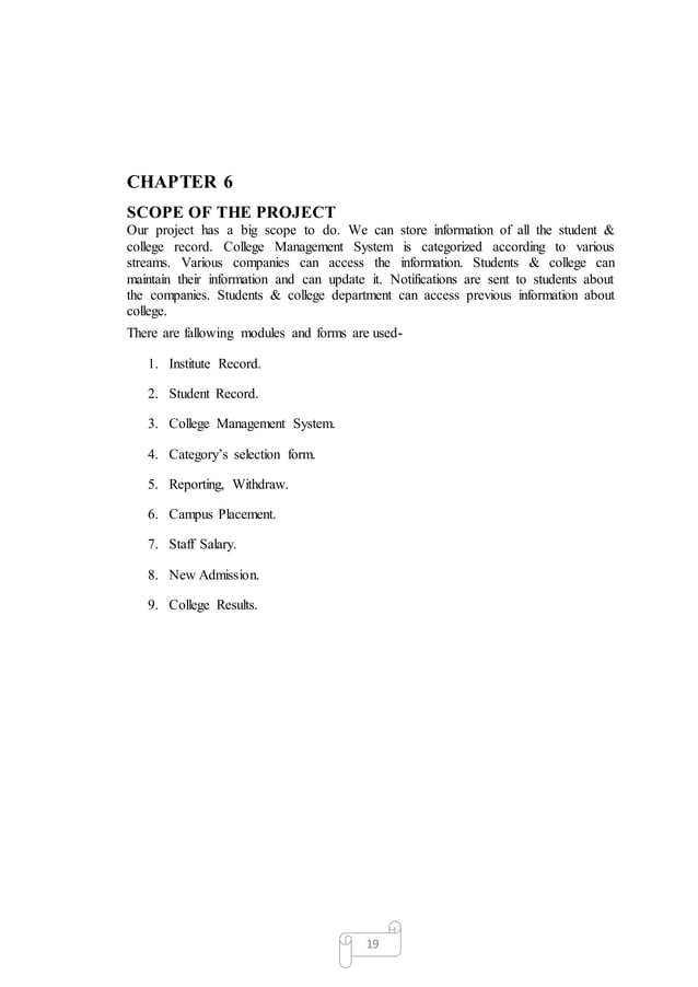 College Management System project srs 2015 | DOCX