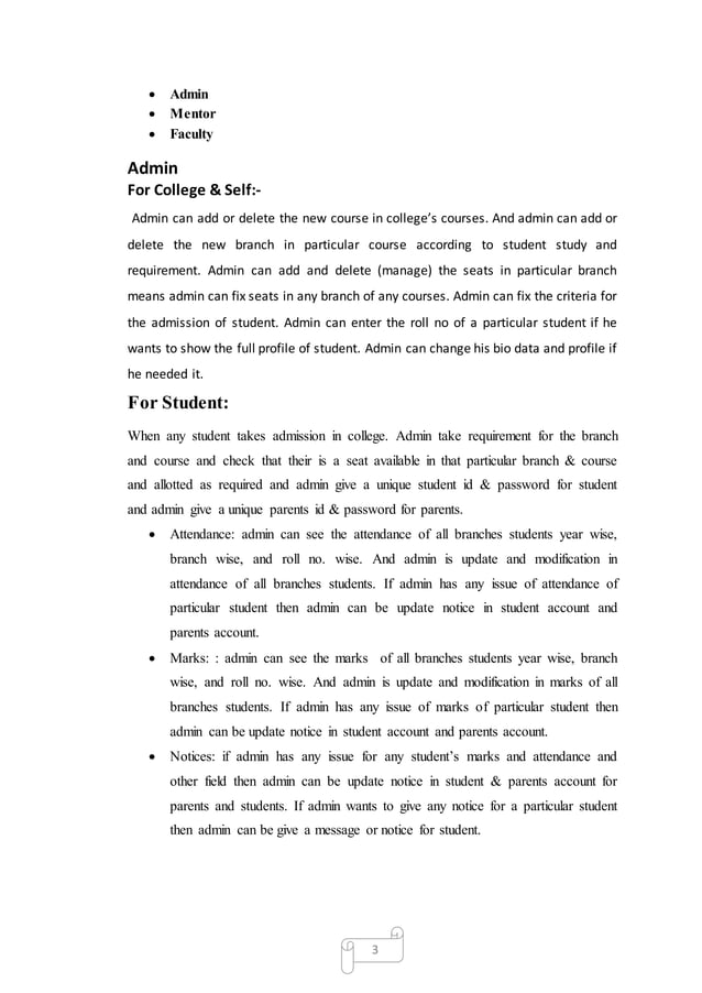 College Management System Project Srs 2015 Docx