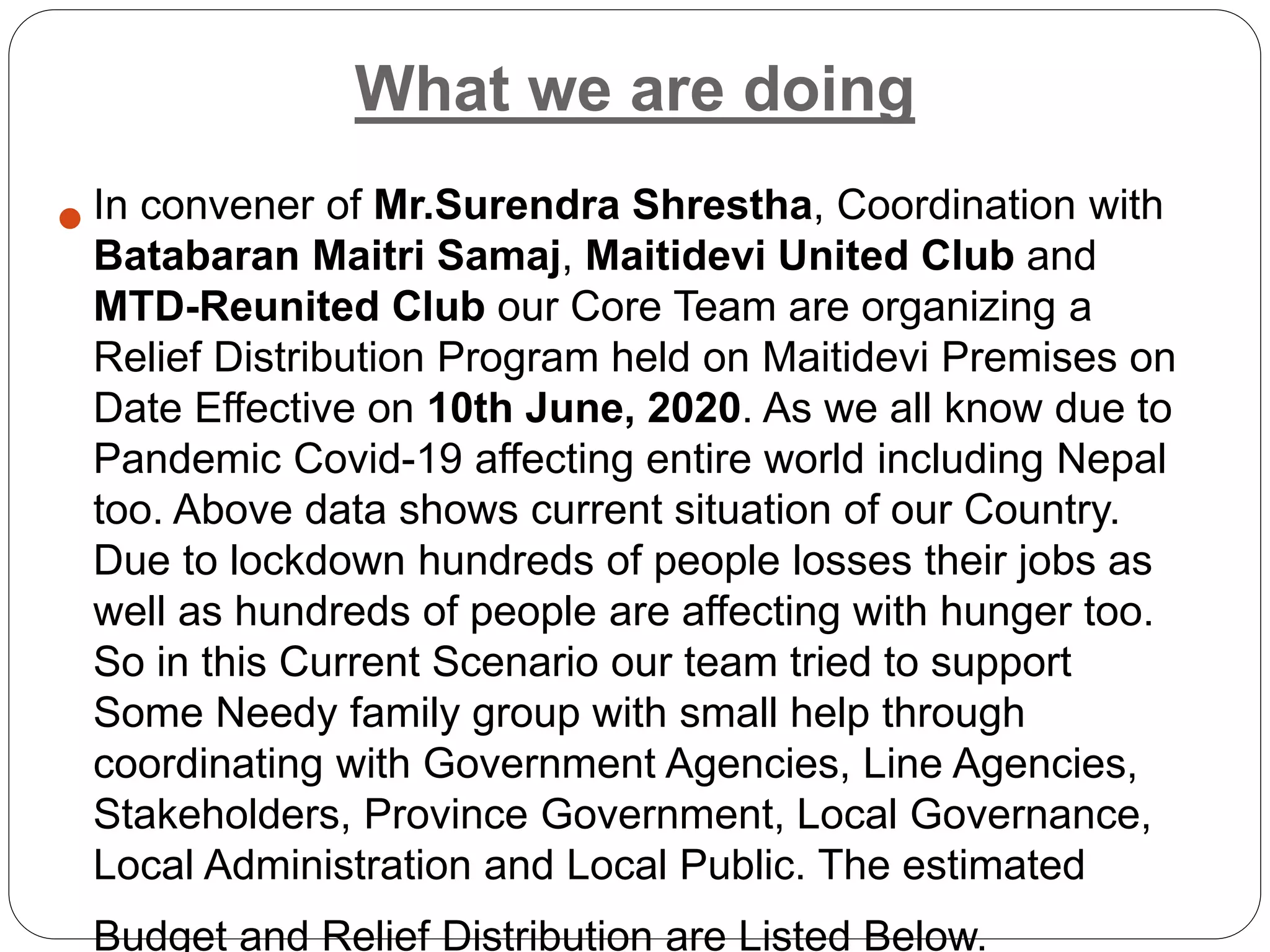 Surendra shrestha foundation | PPTX