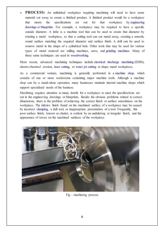 VOCATIONAL TRAINING REPORT OF SIMPLE CASTING LIMITED | PDF