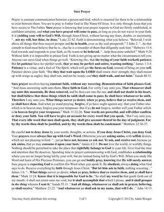 Sure prayer 33 | PDF