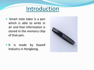 SMART NOTE TAKER | PPTX