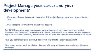 HS2 project management - competency, diversity and innovating change | PPTX