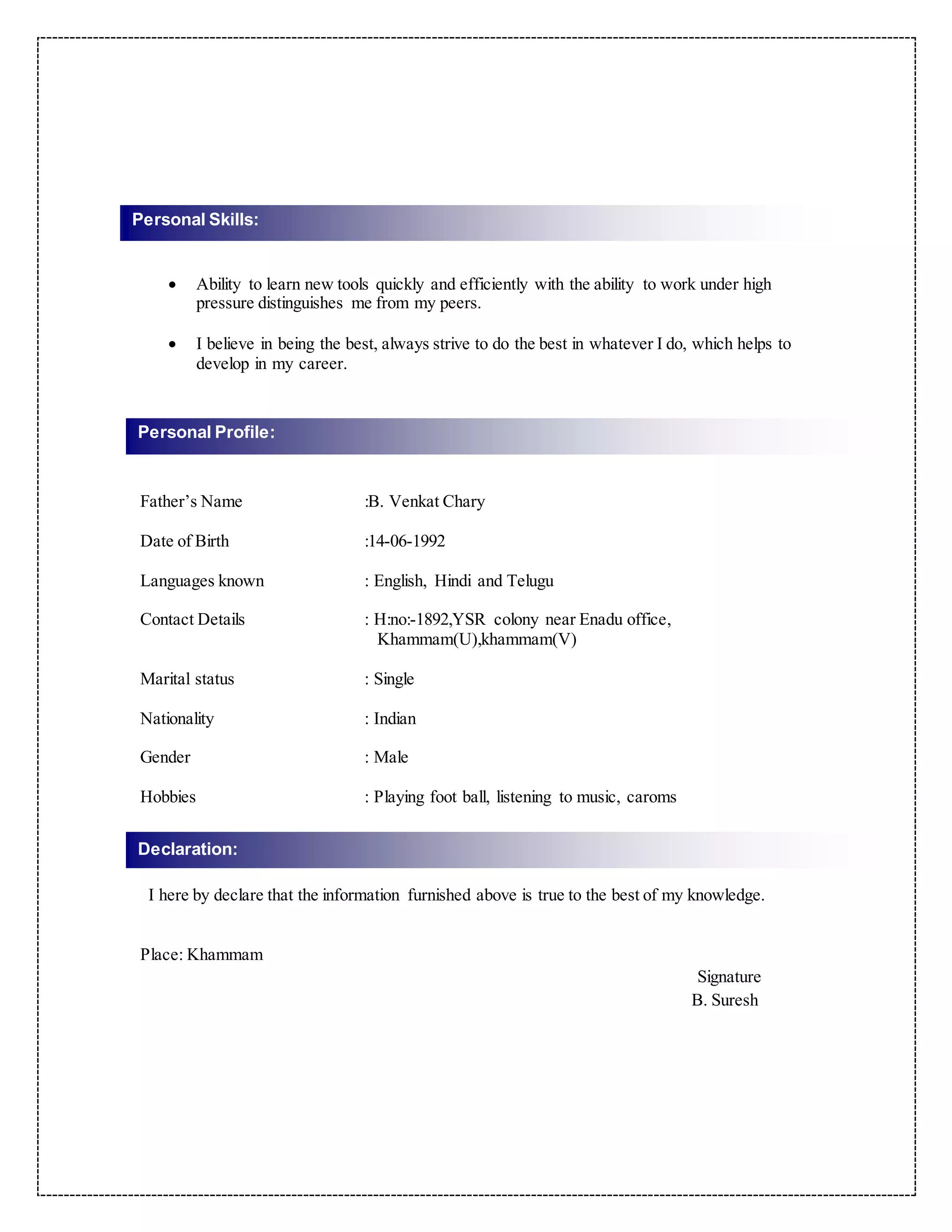 Suresh bangaru 2016 | DOCX