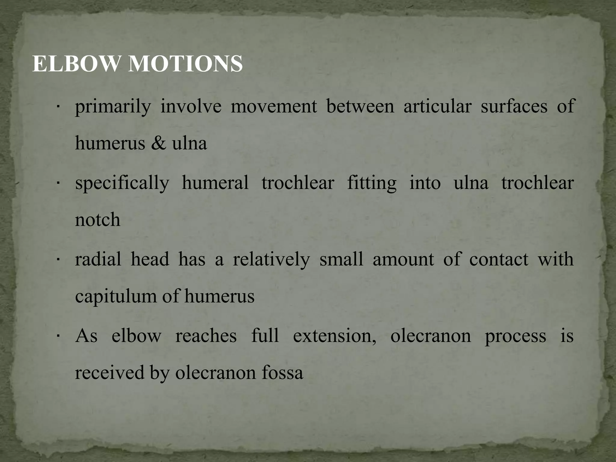 ELBOW JOINT X-RAY PROJECTIONS | PPTX