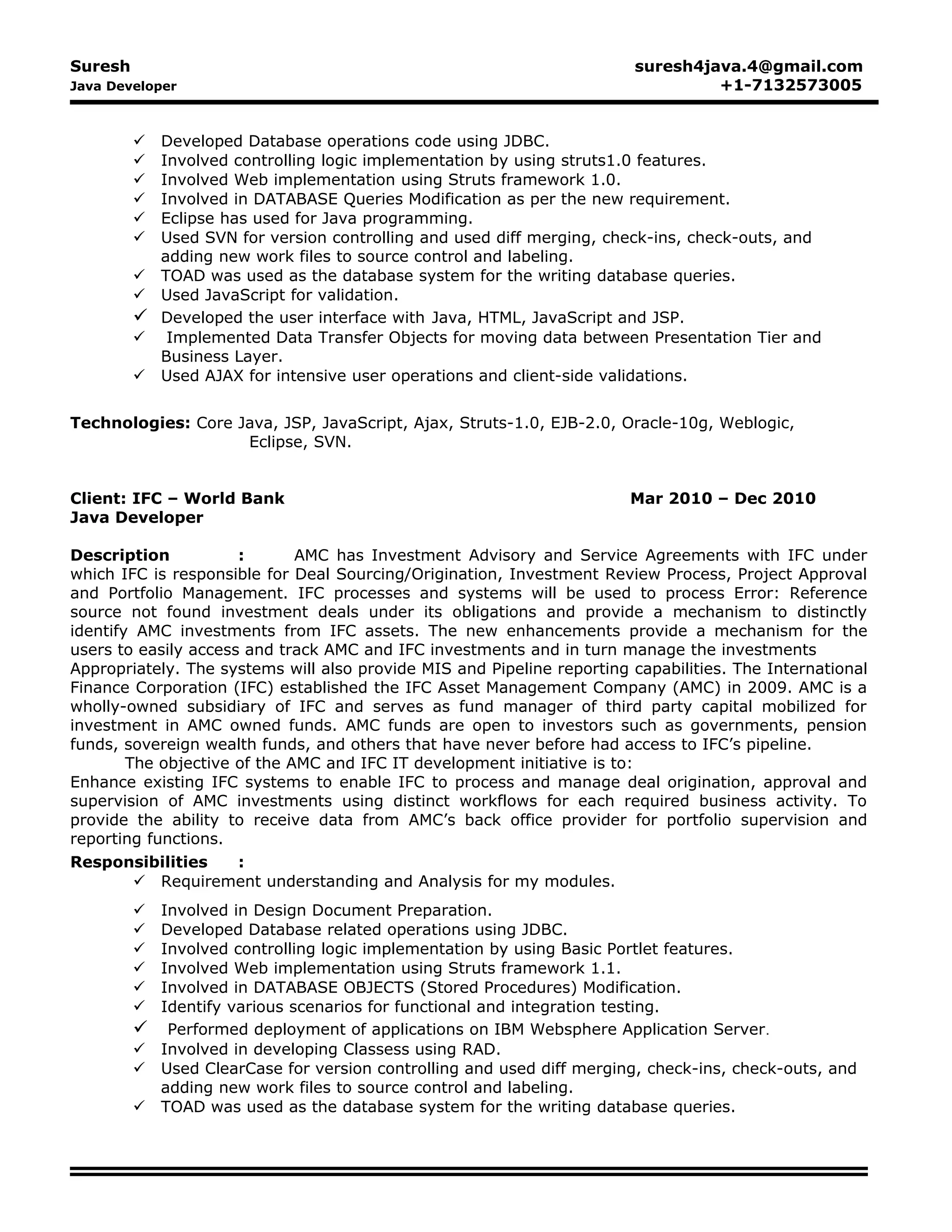 Suresh Resume | PDF