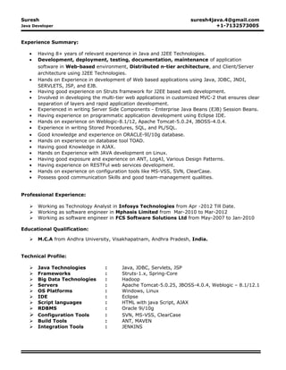 Suresh Resume | PDF
