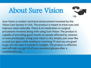 Sure Vision | PPT