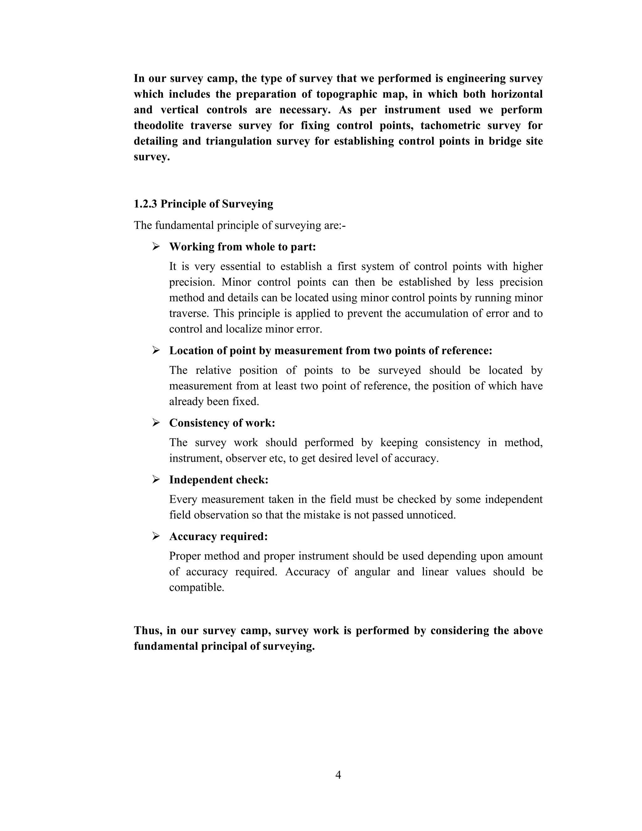 Survey Camp Report (Mars Nepal Engineering Survey Camp) | PDF