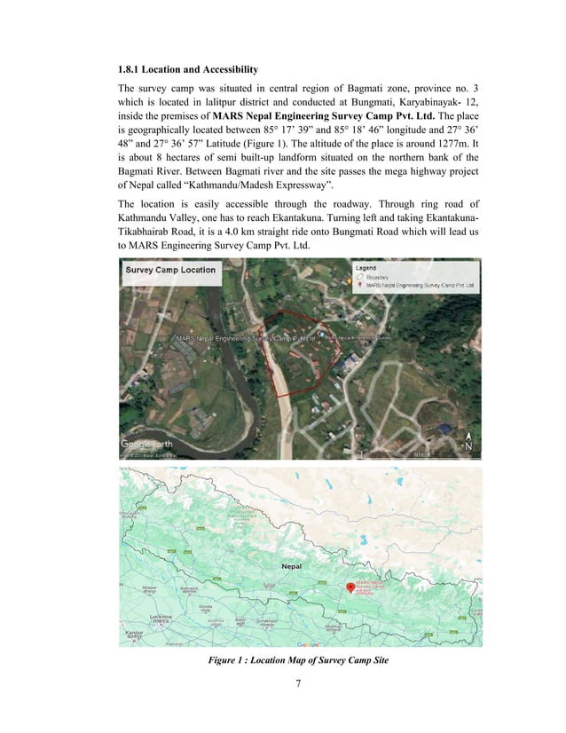 Survey Camp Report (Mars Nepal Engineering Survey Camp) | PDF