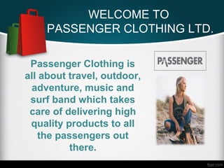 Surf Clothing - Passenger Clothing | PPT