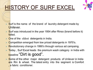 Surf excel-ppt | PPTX