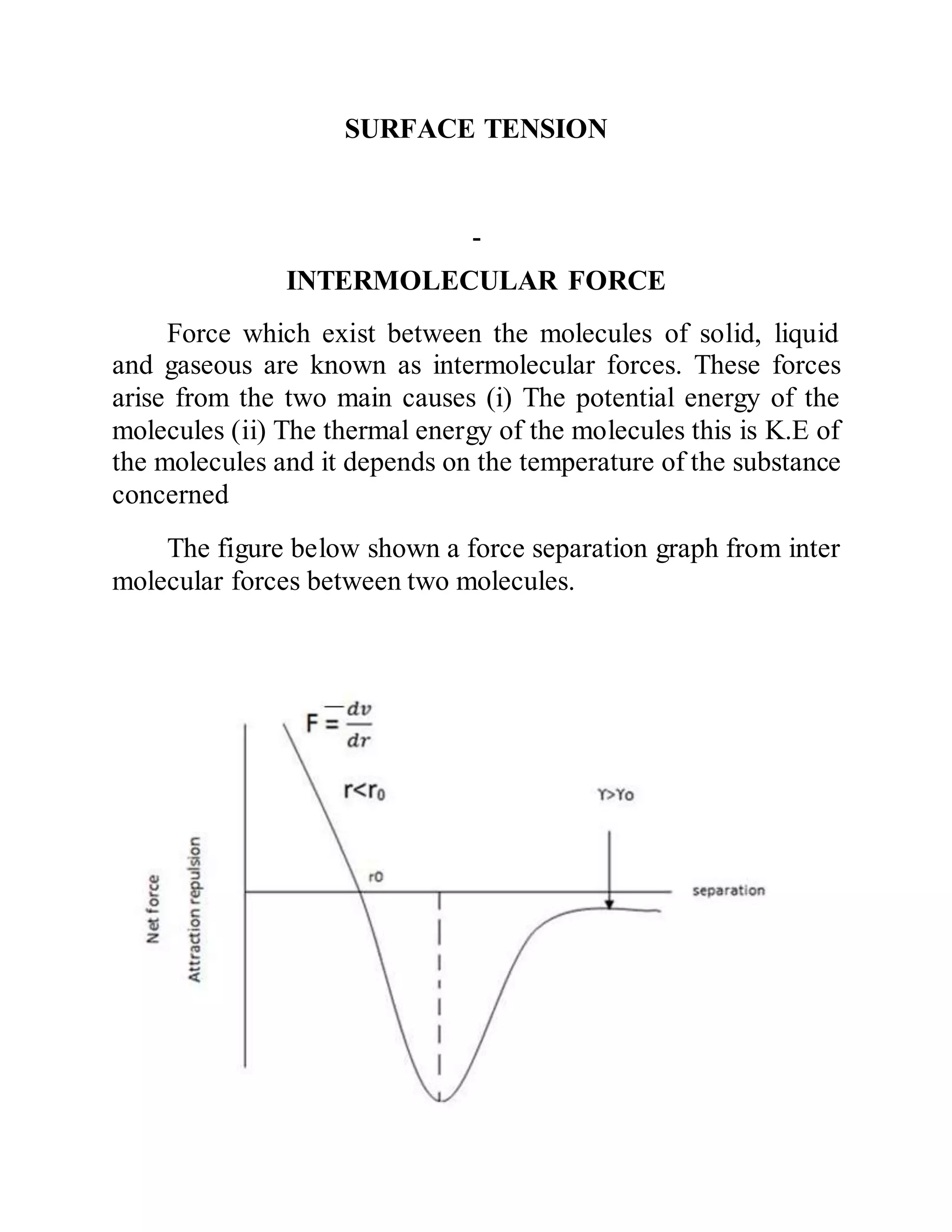 SURFACE TENSION | DOCX