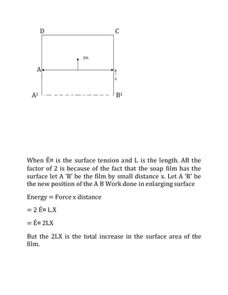 SURFACE TENSION | DOCX