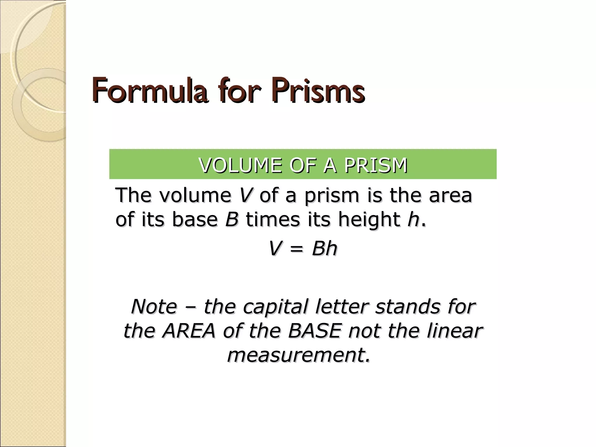 Surface Area and Volume | PPT