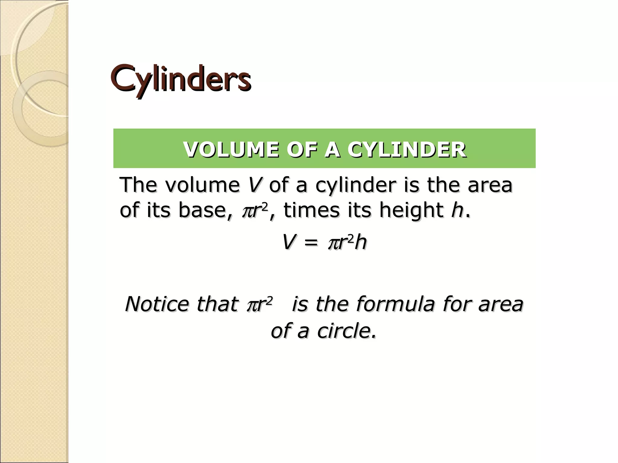 Surface Area and Volume | PPT