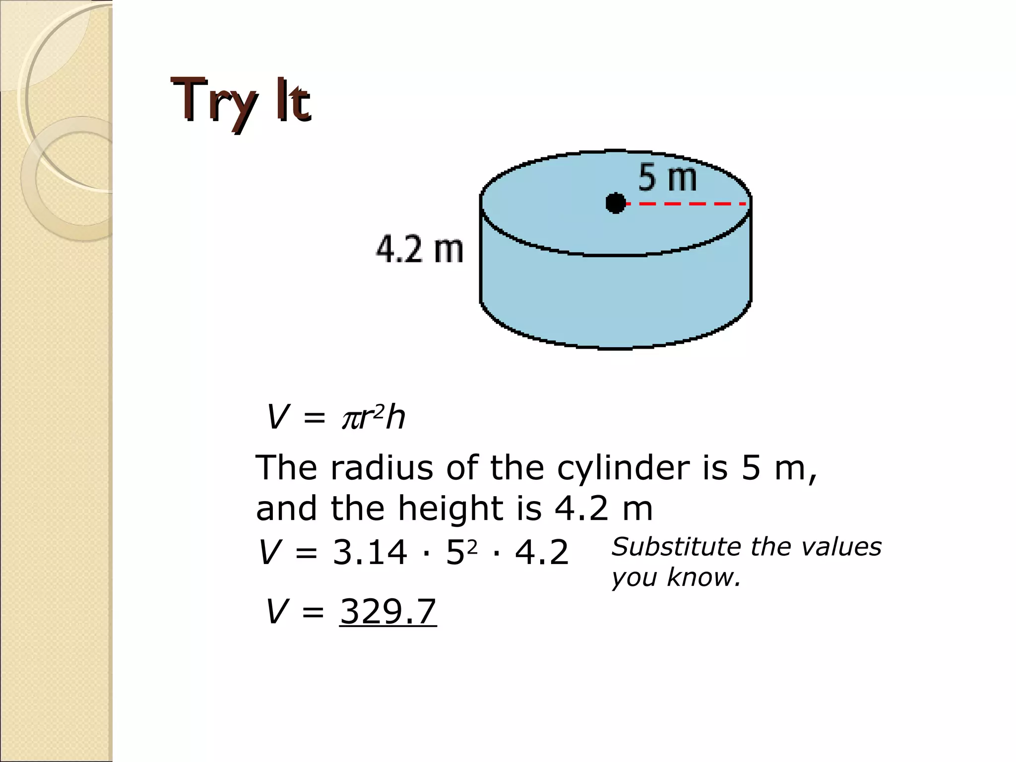 Surface Area and Volume | PPT