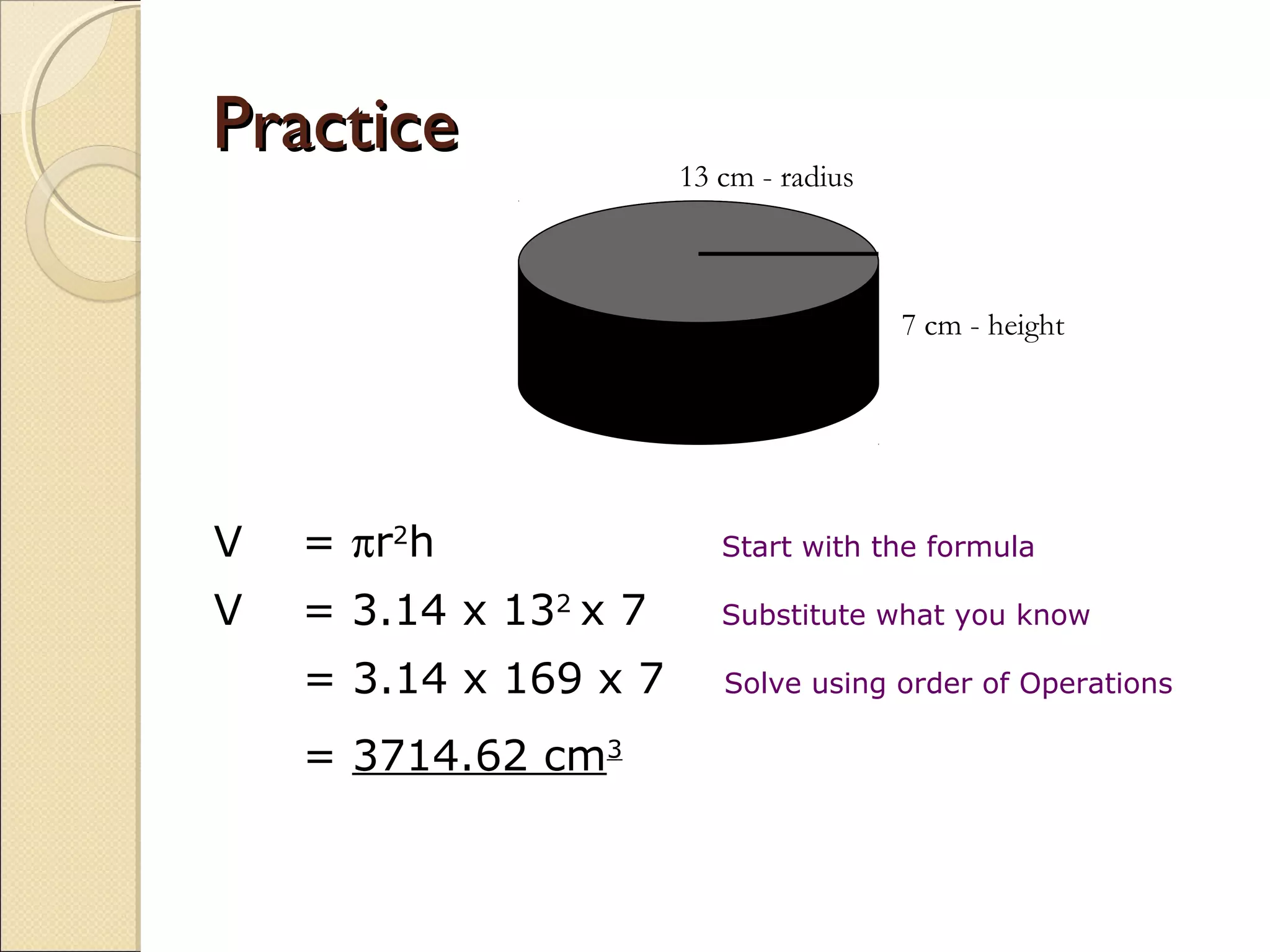 Surface Area and Volume | PPT