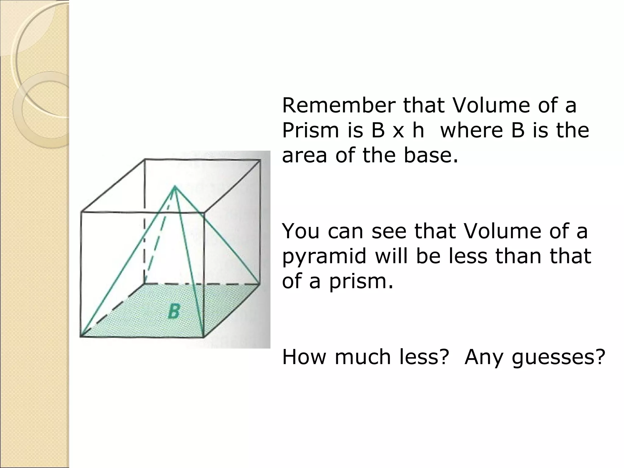 Surface Area and Volume | PPT