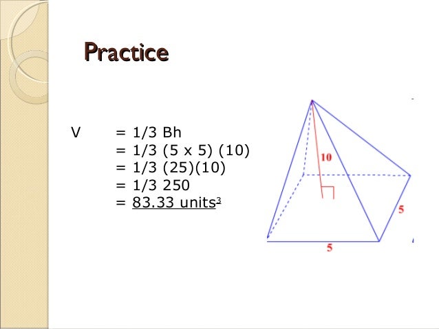 Surface Area and Volume