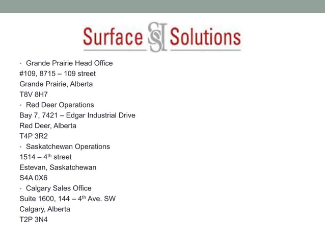 Surface Casing Vent Testing - Surface Solutions Inc. | PPT