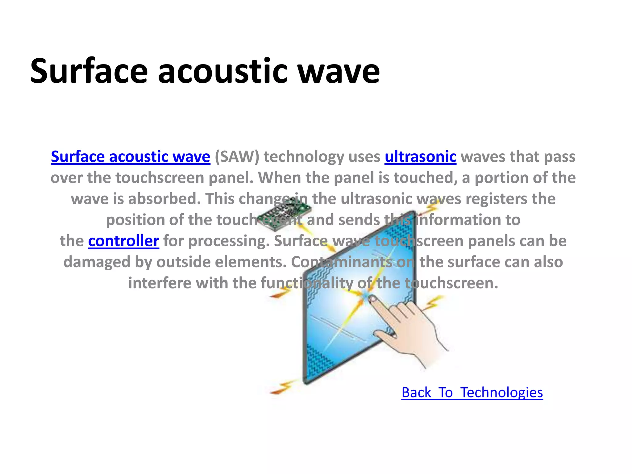 Surface acoustic wave | PPTX