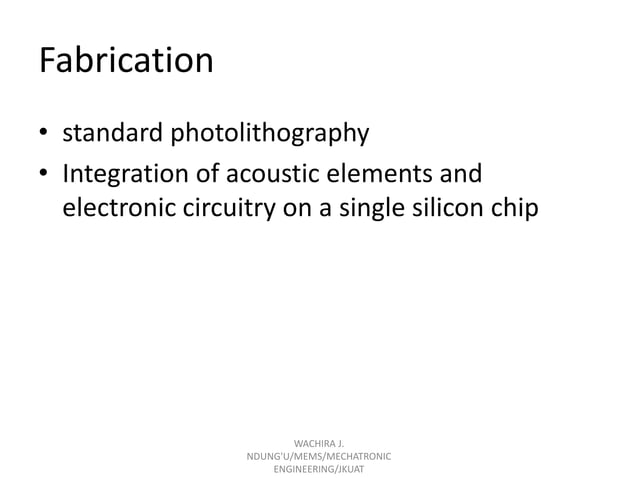 Surface acoustic waves | PPTX | Chemistry | Science