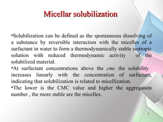 Surface active agents | PPT