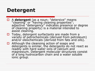 Surface active agents | PPT