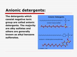 Surface active agents | PPT | Chemistry | Science