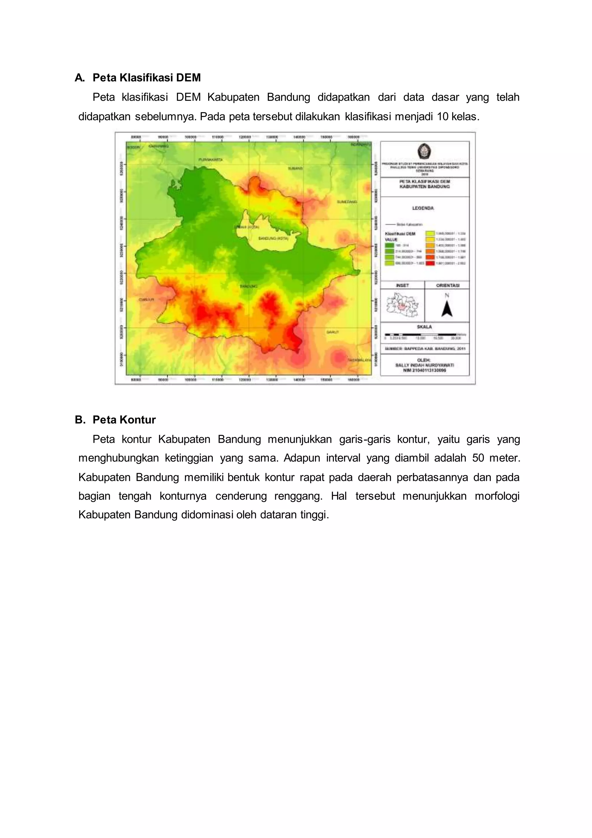 Spatial Analyst dalam Sistem Informasi Geografis: Surface Analyst | DOCX