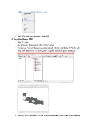 Spatial Analyst dalam Sistem Informasi Geografis: Surface Analyst | DOCX
