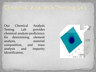 Surface and chemical analysis. | PPTX