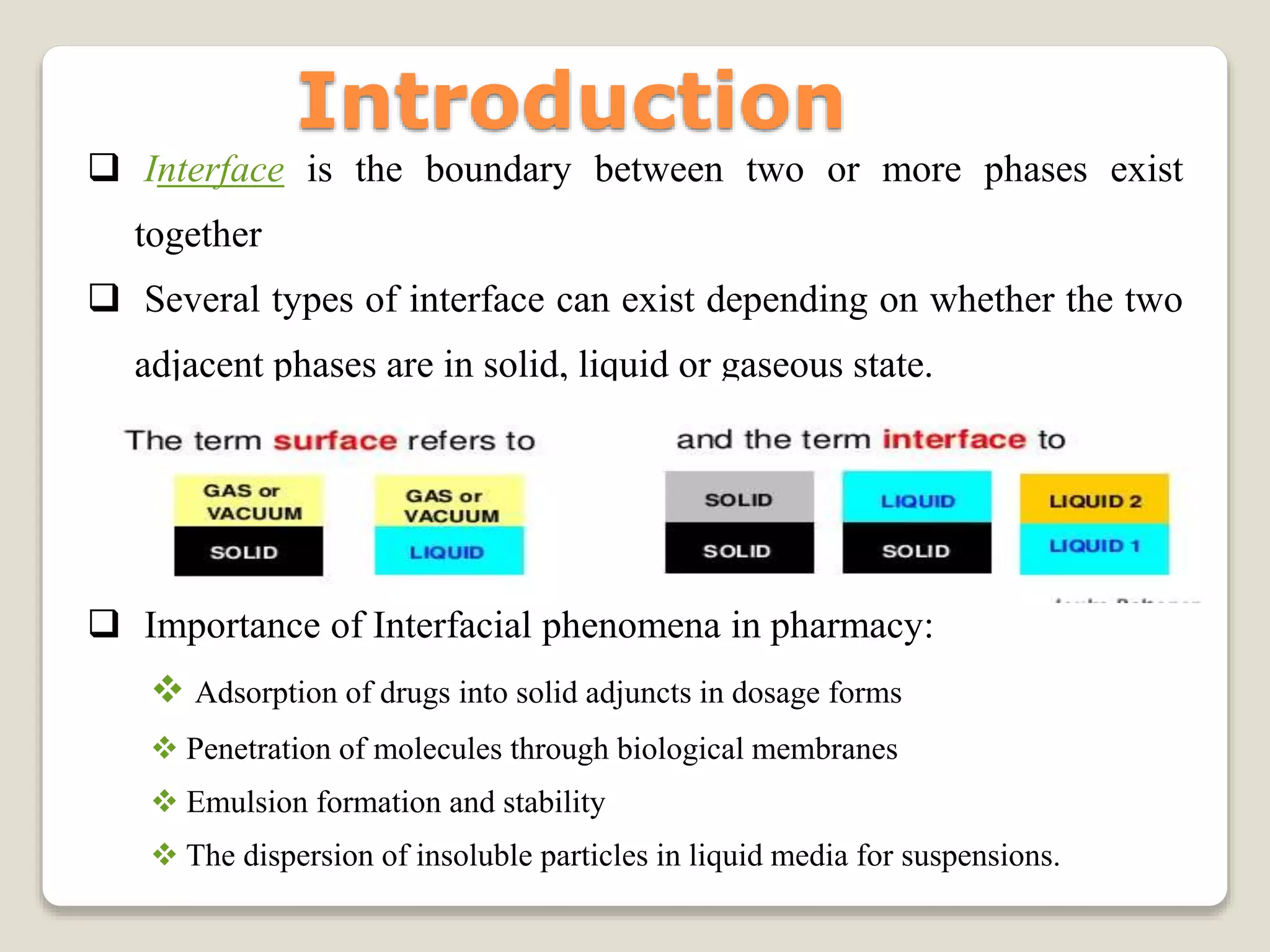 Surface and interfacial phenomena | PPTX