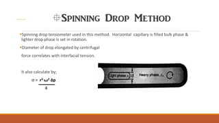 Surface and interfacial phenomenon | PDF